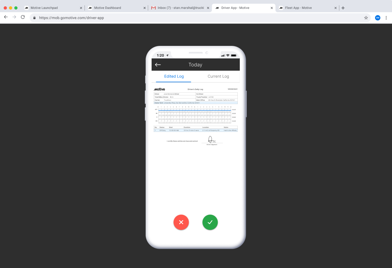 Motive ELD is FMCSA-registered | Motive