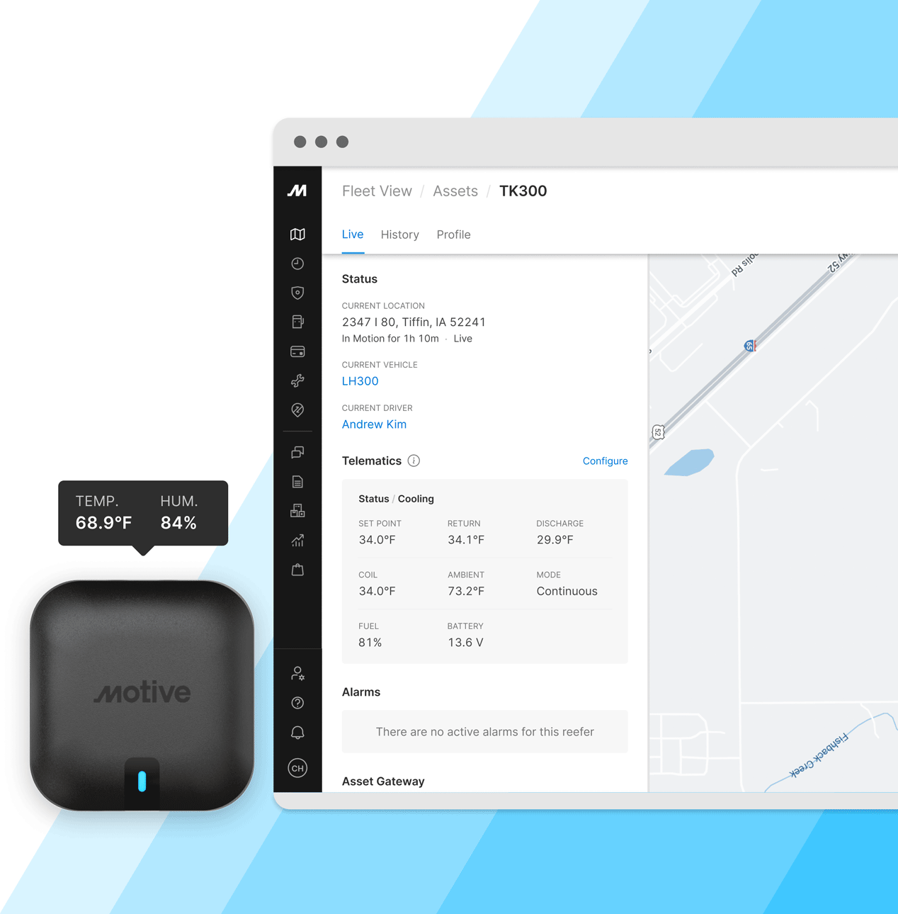 Reefer Monitoring and cold chain transportation | Motive