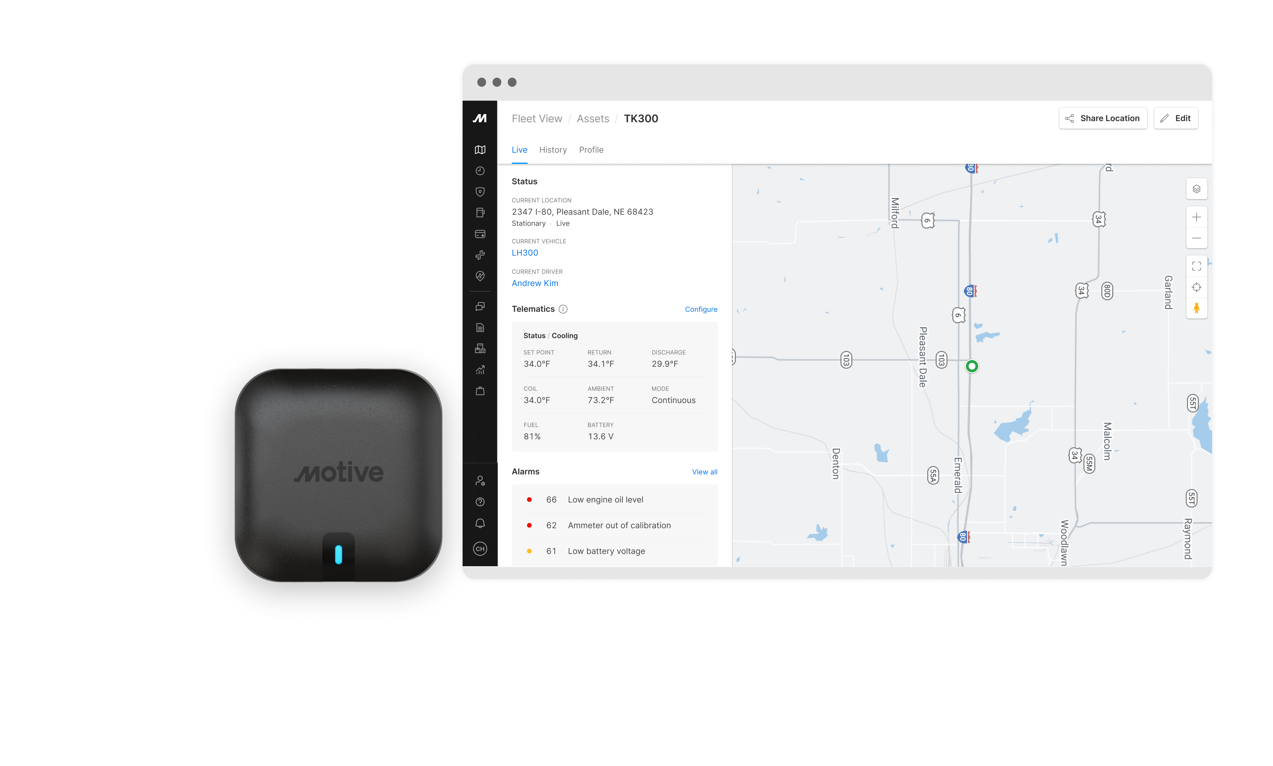 Motive introduces Reefer Monitoring solution | Motive