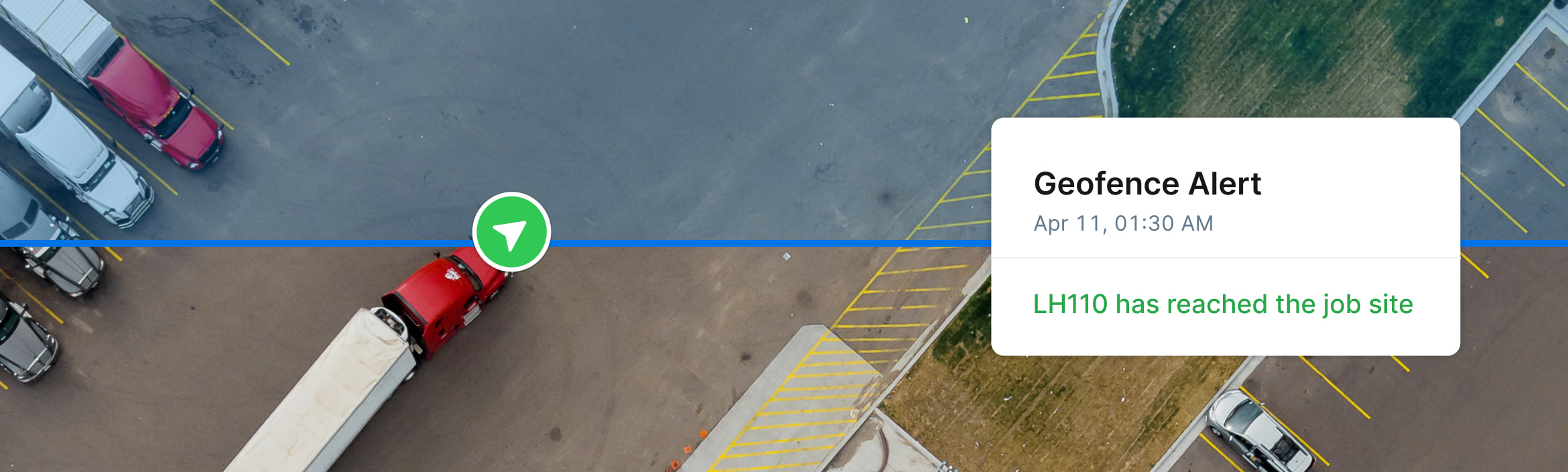 Tracking trucks with GPS devices. | Motive