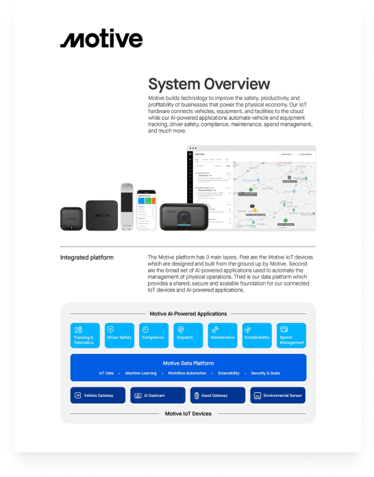 Guide | System Overview | Motive