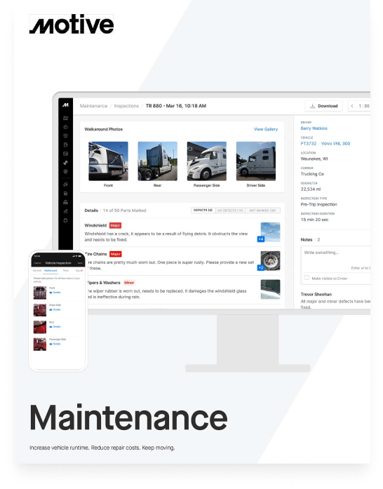 Product brief | Maintenance | Motive