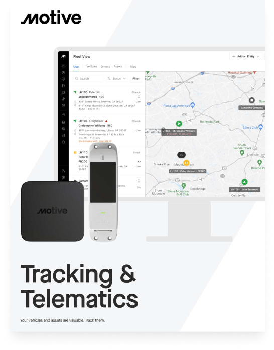 Product brief | Tracking & Telematics | Motive