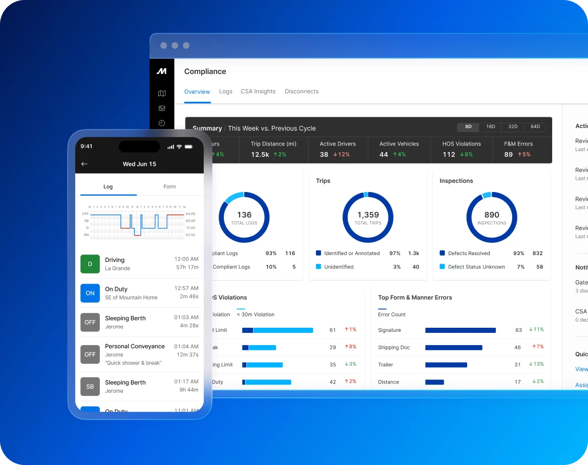 ELD Compliance - Solutions, Software, & Devices for Truck Fleets
