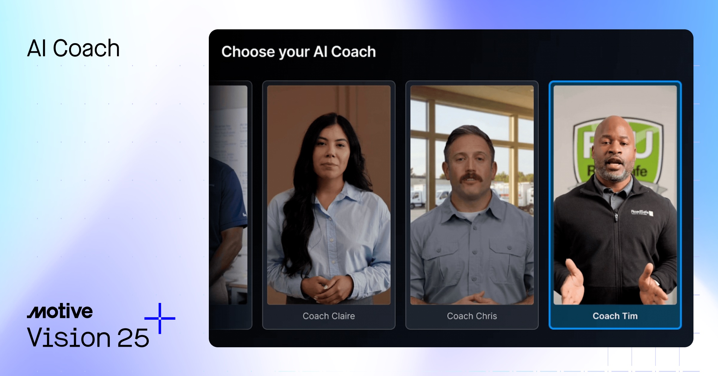 Motive Introduces AI Coach w/ Personalized Driving Coaching at Vision 25