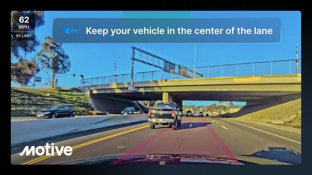 Motive Launches AI-powered Repeated Lane Swerving Detection and Other ...